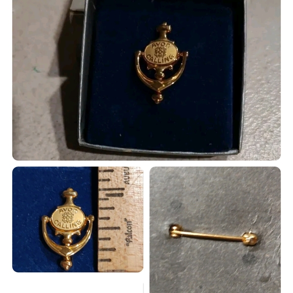 Avon | Jewelry | Vintage Avon Brooch Tac Pin Features An Asymmetrical ...